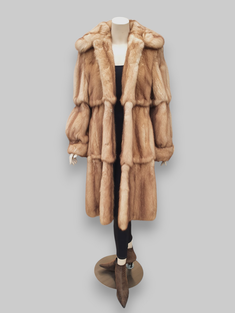Vintage Skin on Skin Canadian Golden Sable 7/8 Coat -Medium/Large – The ...
